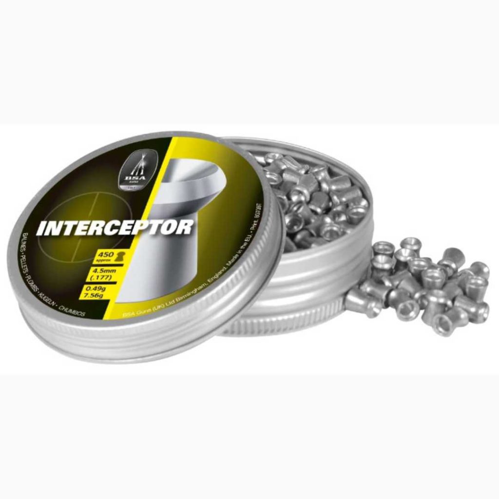 AIR GUN BULLET BSA INTERCEPTOR PELLETS .177 – Ranjith Gun Care Centre