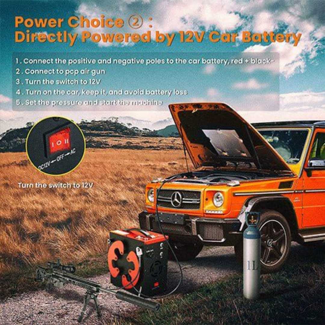 Texas GX CS3-I Portable PCP Air Compressor – Ranjith Gun Care Centre