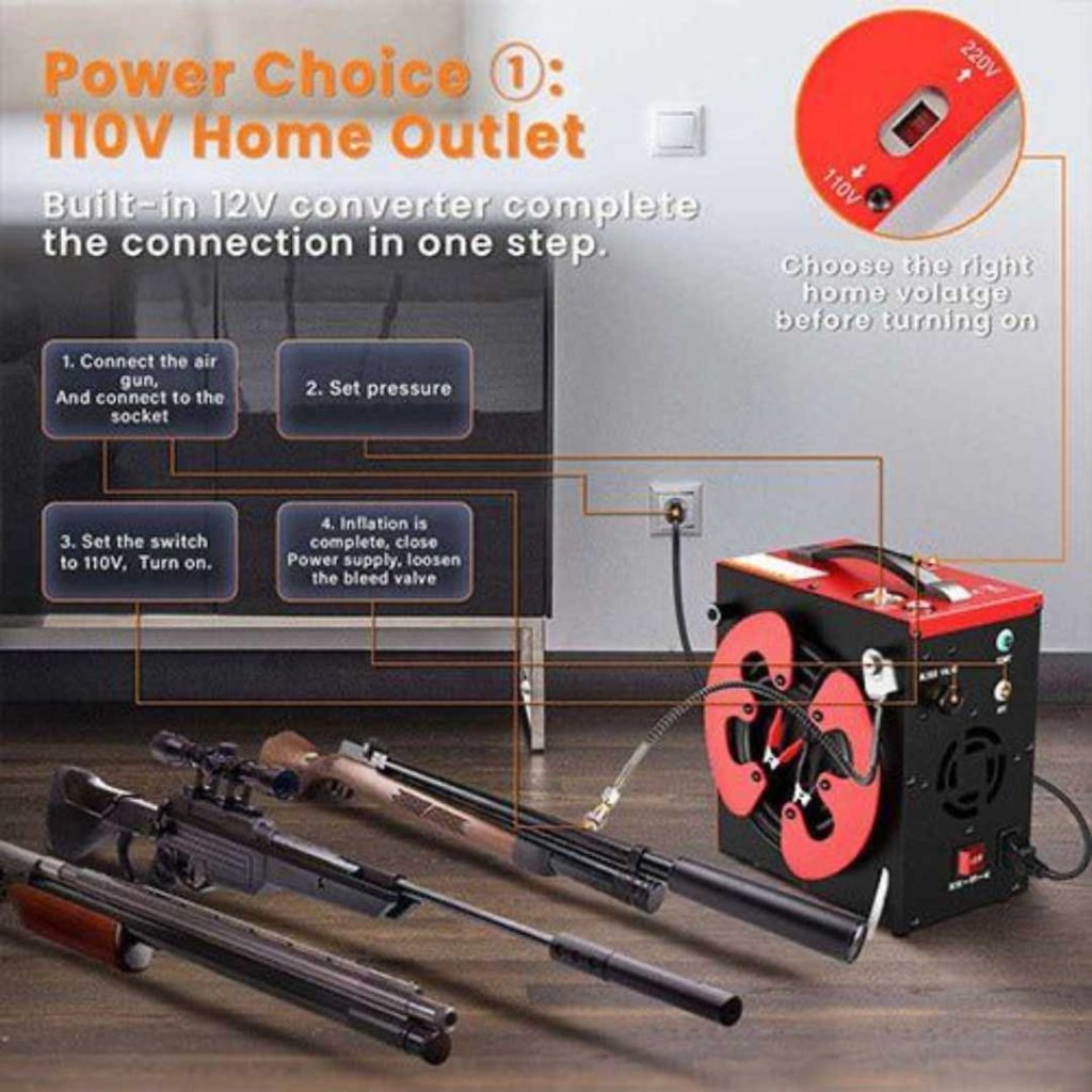 Texas GX CS3-I Portable PCP Air Compressor – Ranjith Gun Care Centre